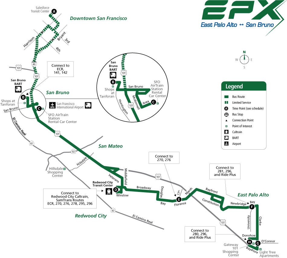 Route EPX | SamTrans