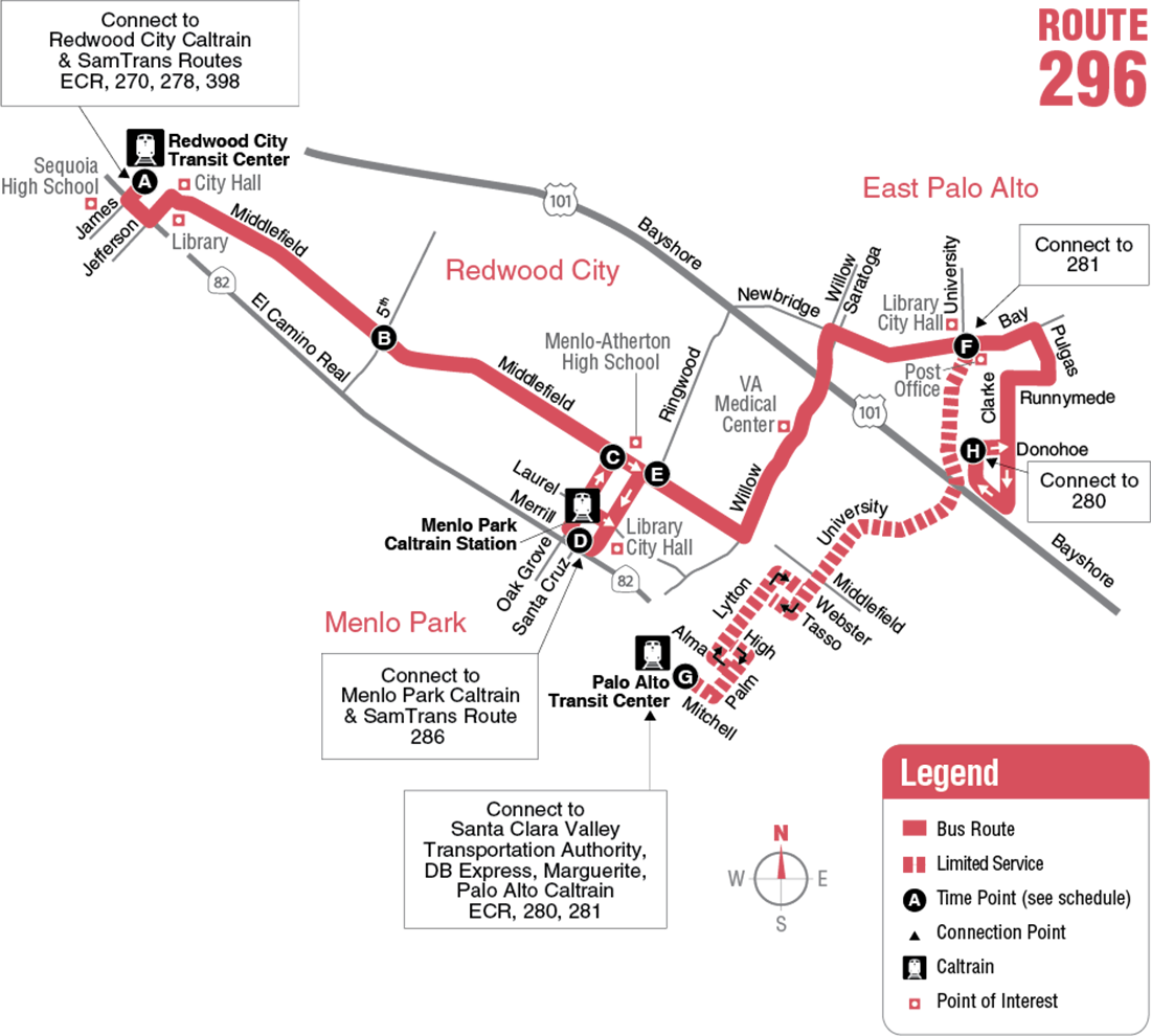 Route 296 | SamTrans